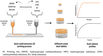 3D printing of tailored veterinary dual-release tablets: a semi-solid ...