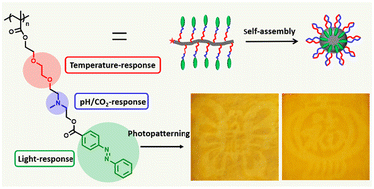 Concise synthesis of a light/temperature/pH/CO2-quadruple responsive ...