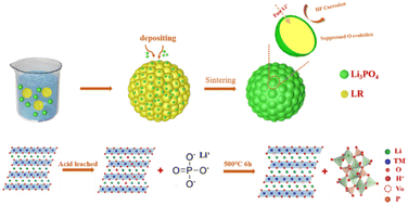 Integrating surface modification to improve the electrochemical performance of Li-rich cathode ...