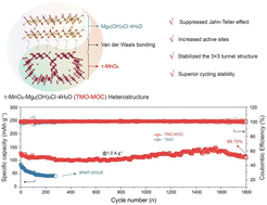 Heterointerface synergy between a 3 × 3 tunnel τ-MnO2 cathode and Mg2 ...