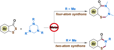 Substituent-controlled divergent cyclization reactions of benzo[c][1,2 ...