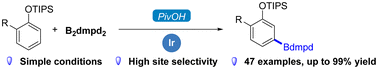 Iridium-catalyzed meta-selective C–H borylation of phenol derivatives - Organic Chemistry ...