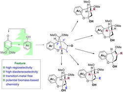 Bridged rings from phenolic feedstocks: regio- and diastereoselective ...
