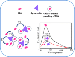 Revealing the high efficiency of fluorescence quenching of rhodamine B ...