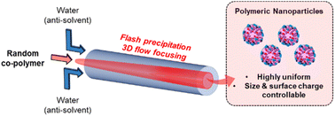 Flash precipitation of random copolymers in a micro-mixer for ...