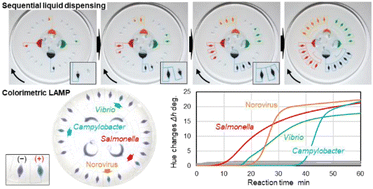 A sequential liquid dispensing method in a centrifugal microfluidic ...