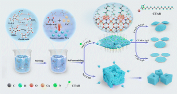 CTAB-induced synthesis of two-dimensional copper oxalate particles ...