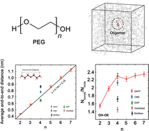 Thermophysical properties of polyethylene glycol oligomers via molecular dynamics simulations ...