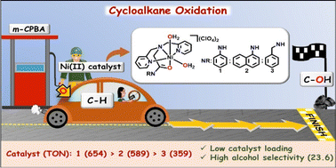 Selective synthesis of cyclic alcohols from cycloalkanes using nickel ...