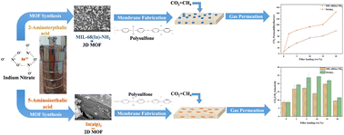 Novel mixed matrix membranes with indium-based 2D and 3D MOFs as fillers and polysulfone for CO2 ...