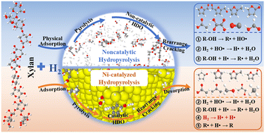 Investigation of Ni-catalyzed hydropyrolysis of hemicellulose via ...
