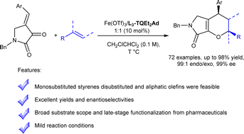 IronIII-catalyzed asymmetric inverse-electron-demand hetero-Diels–Alder ...