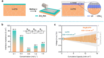 Interface engineering of Li6.75La3Zr1.75Ta0.25O12via in situ built LiI ...