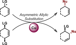 Copper-catalyzed asymmetric allylic substitution of racemic/meso ...