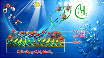 A ternary C-SnO2–g-C3N4–MoS2 heterostructure for highly efficient photo ...
