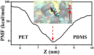 Molecular behavior of silicone adhesive at buried polymer interface ...
