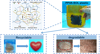 Tough, recyclable and degradable plastics with multiple functions based ...