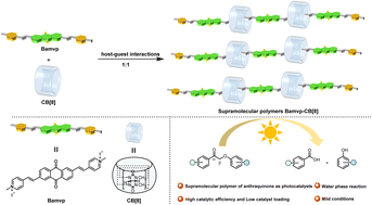 Construction of supramolecular linear polymers based on pyridinium ...