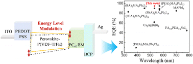 A modulated heterojunction interface via ferroelectric P(VDF-TrFE ...