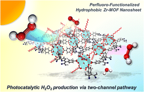 Perfluoroalkyl-functionalization of zirconium-based metal–organic ...