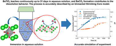 Long-term leaching kinetics and solution chemistry of aqueous BaTiO3 ...