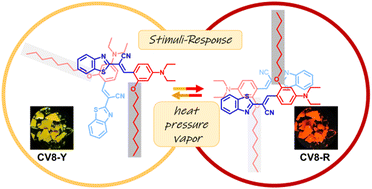 Stimuli-triggered modulation of solid-state excimer emission in push ...