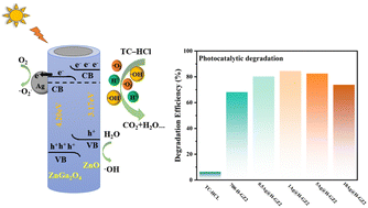 Enhanced photocatalytic degradation of tetracycline hydrochloride by ...