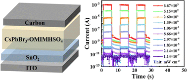 Self-powered, low-dark-current, high-detectivity CsPbBr3 nanowire ...