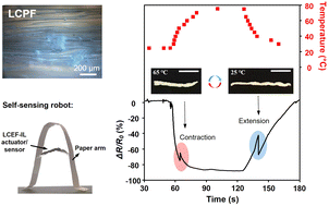 Temperature and locomotion dual self-sensing soft robots based on liquid crystal polymer foams ...