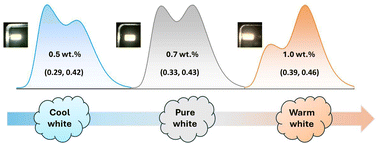 Tunable color-stable hybrid white OLEDs by combining fluorescent and ...