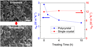 Effect of water treatment on microstructure and magnon thermal ...