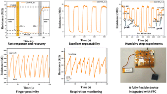 Highly sensitive flexible humidity sensors with fast response and ...
