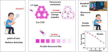 Eu-COF-based fluorescence and portable detection of acetone in exhaled ...