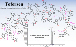 Development of an assay method for tofersen using IPRP-LC-HRMS with an ...