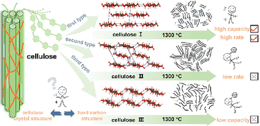 Understanding the effects of cellulose polymorphism on hard carbon for ...