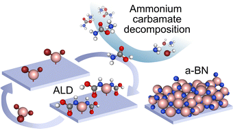 Low temperature atomic layer deposition of boron nitride using the in ...