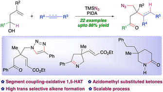 PIDA-mediated segment coupling for the synthesis of azido-methyl ...