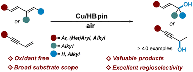 Regioselective synthesis of allylic/propargylic alcohols from ...