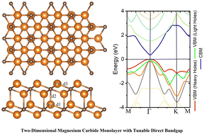 First-principles investigation of a two-dimensional magnesium carbide ...