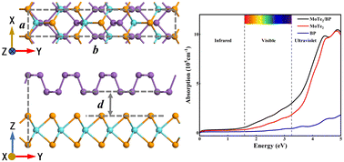 Tunable electronic and optical properties of the MoTe2/black ...