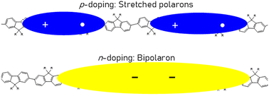 Unveiling the molecular features of p- and n-doped polyfluorene ...