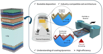 Coating dynamics in two-step hybrid evaporated/blade-coated perovskites ...