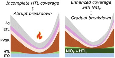 Nickel-oxide hole-transport layers prevent abrupt reverse-bias ...