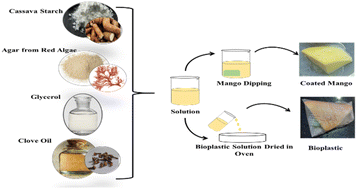Development of edible food coating using cassava starch/agar blends ...