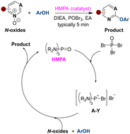Sustainable synthesis of heteroaryl ethers from azine N-oxides via ...