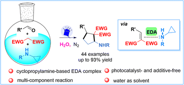 Visible-light-activated photocatalyst- and additive-free multi ...