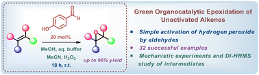 Green epoxidation of unactivated alkenes via the catalytic activation ...