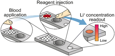 On-chip colorimetric assay for determining serum lithium concentration ...