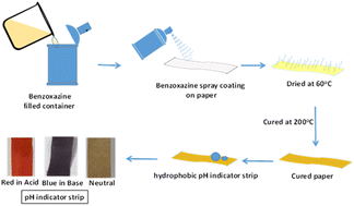 Development of new polybenzoxazine-coated cellulose strips for extreme ...