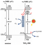 Enhanced photocatalytic performance of titanium dioxides by modulating ...